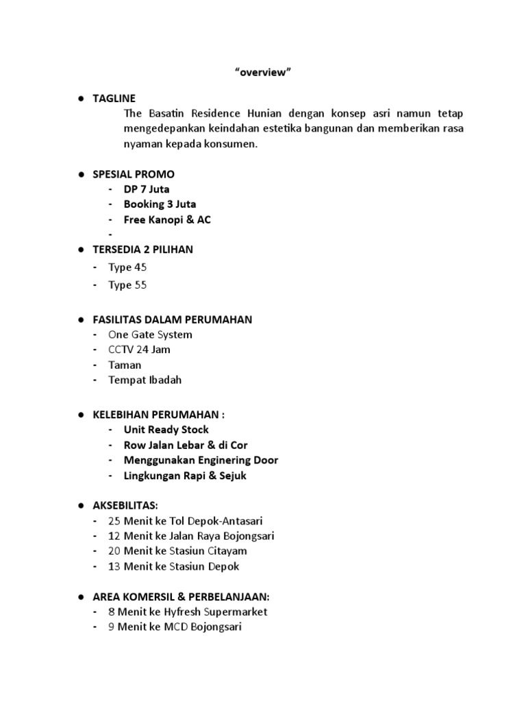 The Basatin Residence | PDF