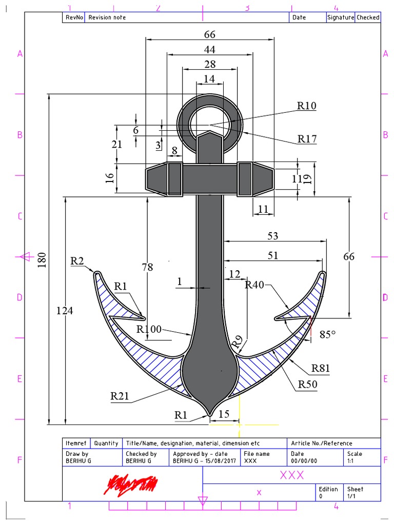 Machine Drawing 2D | PDF