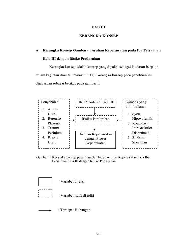 Bab Iii Kerangka Konsep Pdf