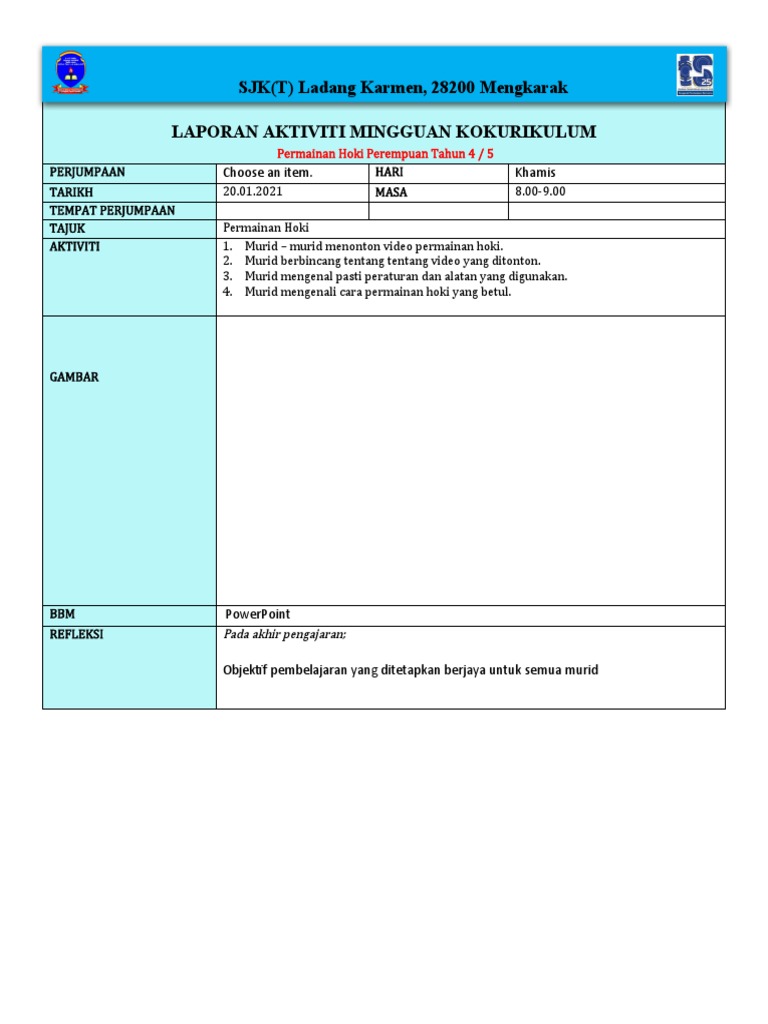 Laporan Perjumpaan Koko STEM | PDF