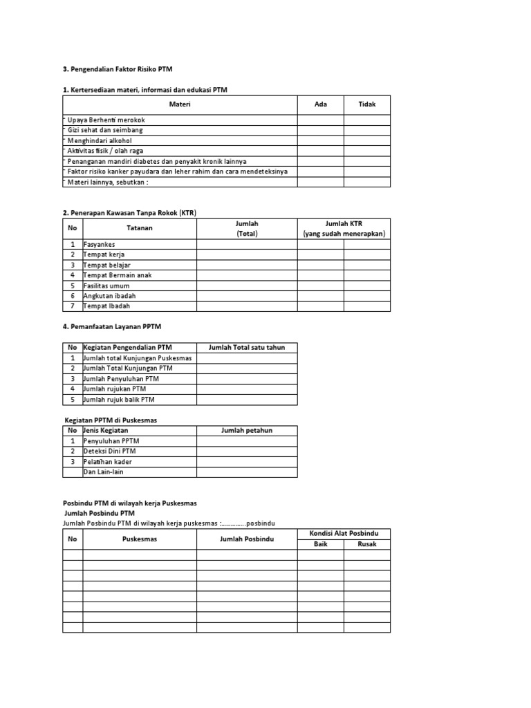 Form Monev P2PTM | PDF