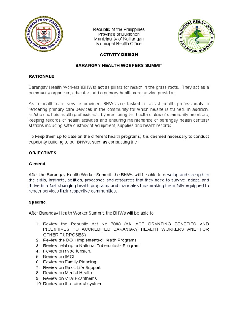 BHW Summit | PDF | Health Professional | Health Care