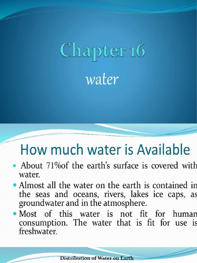 Water A Precious Resource | PDF | Water | Plants
