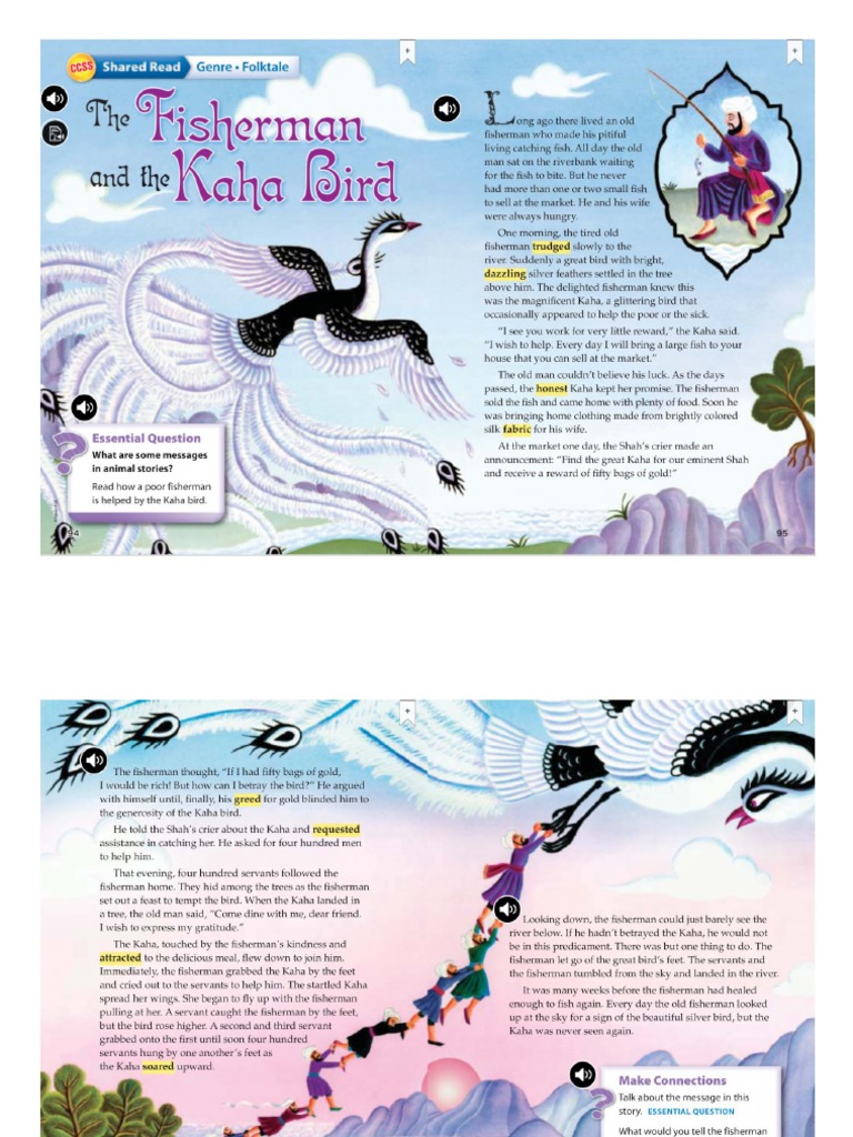 The Fisherman and The Kaha Bird | PDF