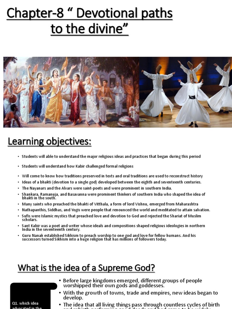 devotional paths to divine [Autosaved] | PDF | Bhakti | Sufism