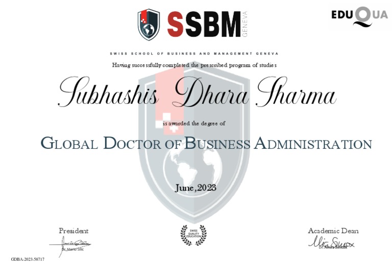 DIPLOMA-Subhashis Dhara Sharma | PDF