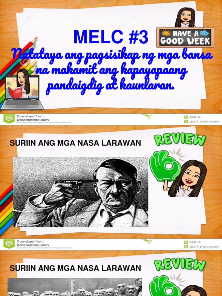 MELC - 3 Natataya Ang Pagsisikap NG Mga Bansa Na Makamit Ang ...