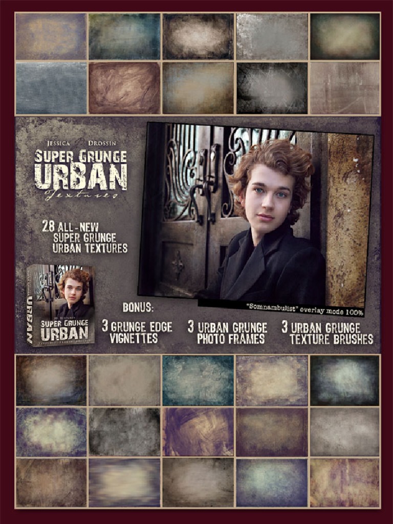 JD Super Grunge Urban Textures Tutorial | PDF