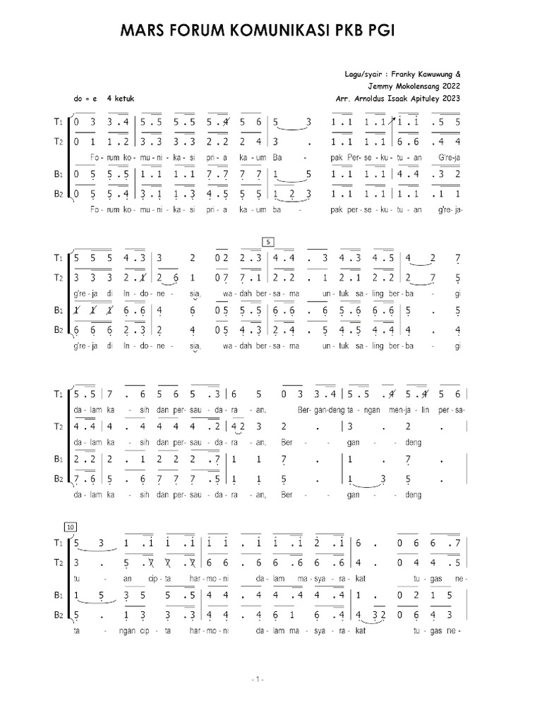 Mars Forum Komunikasi PKB PGI 2023 FIX | PDF