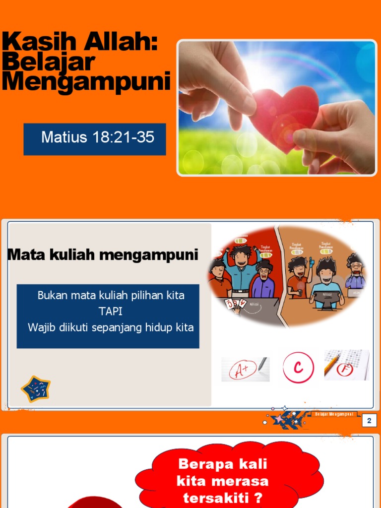 PPT Khotbah Mengampuni | PDF