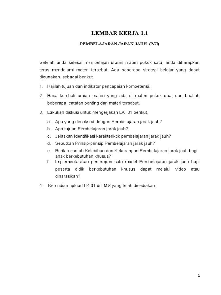 LK.1 No Absen 1 LK 2 No Absen 1 | PDF | Ilmu Sosial