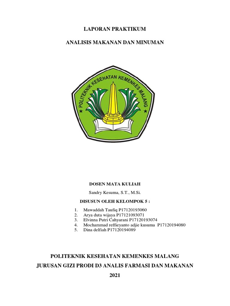 Kel 5 - 2B - Laporan Praktikum AMAMI - D-III-Anafarma | PDF