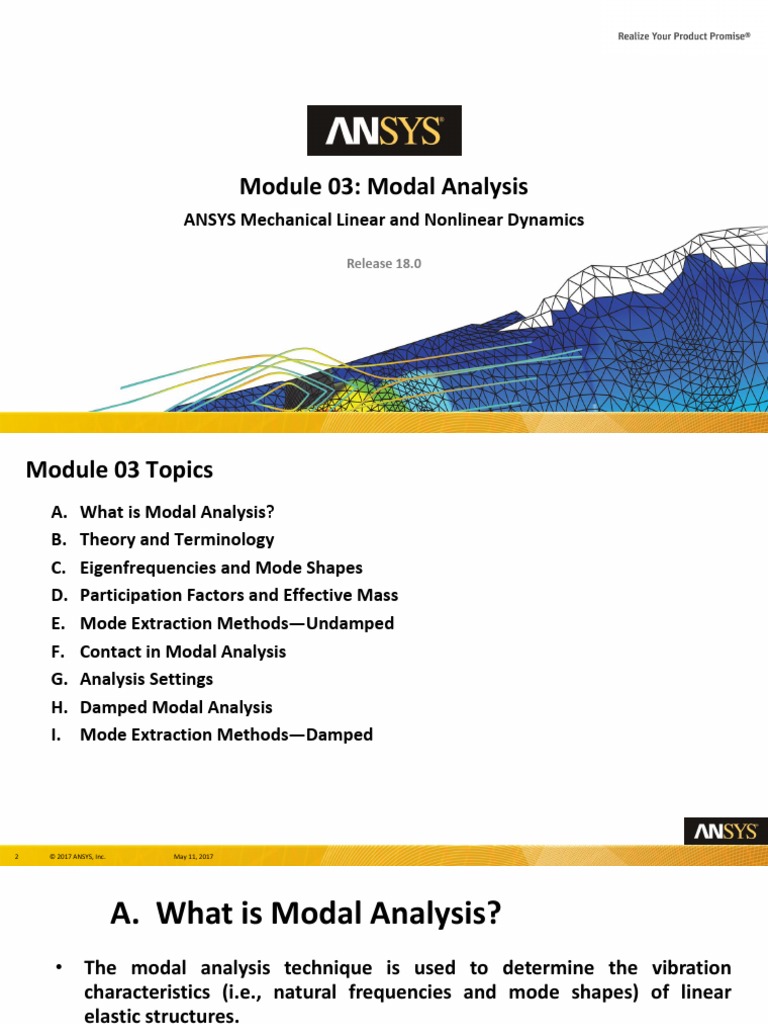 Mech_LND_18.0_M03_Modal_Analysis | PDF | Eigenvalues And Eigenvectors | Normal Mode