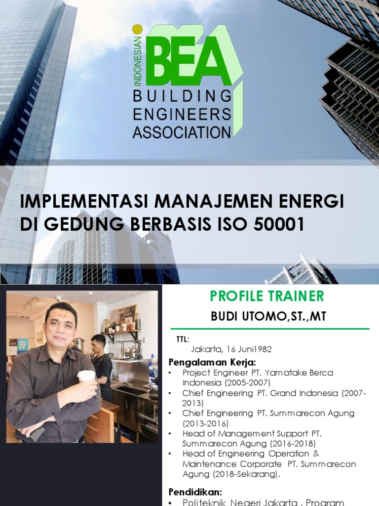 Implementasi Manajemen Energi Di Gedung Berbasis ISO 50001 | PDF