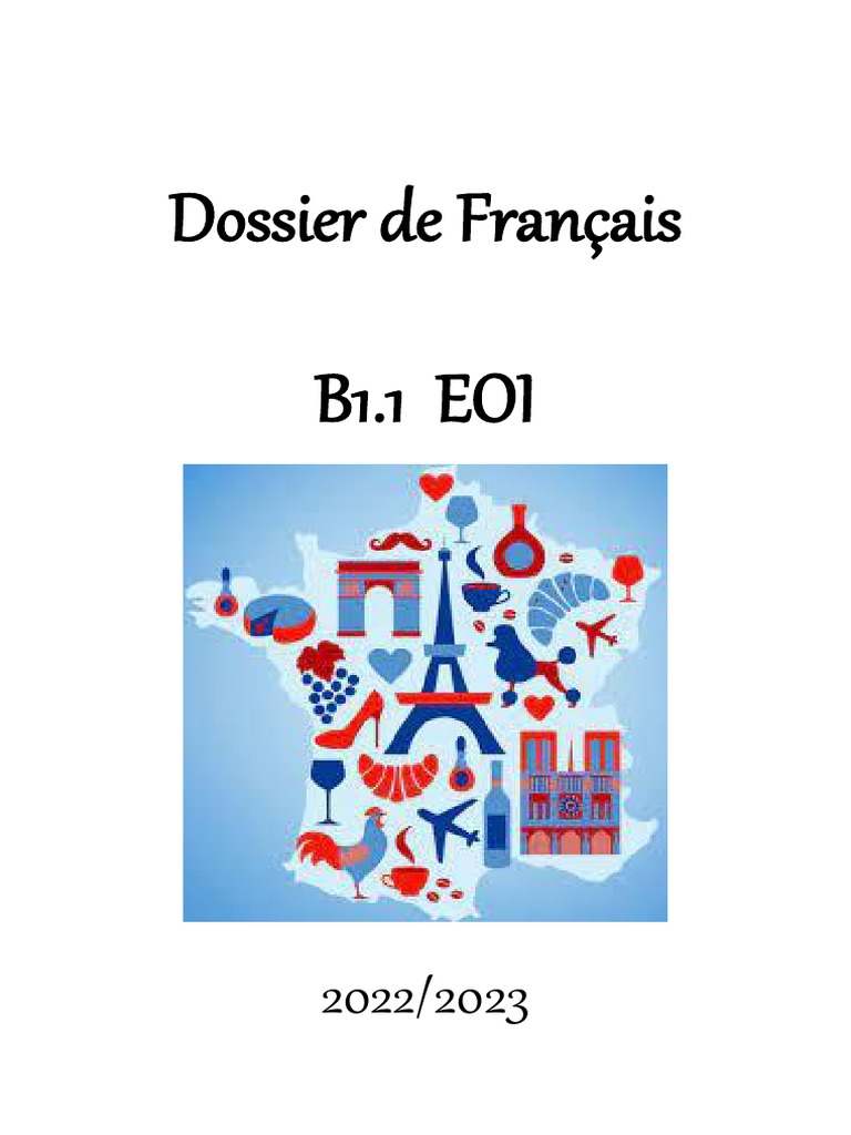 Dossier de Français B1.1 | PDF