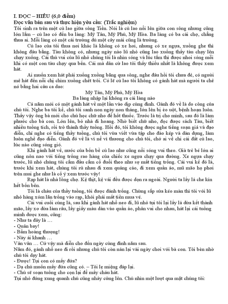 Cac de Luyen Thi | PDF