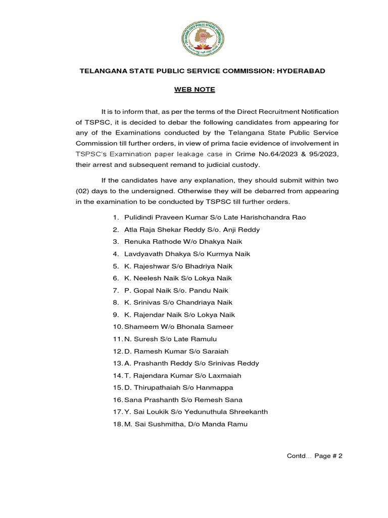 Debarred Candidates Webnote20230530165038 | PDF | Cinema Of India