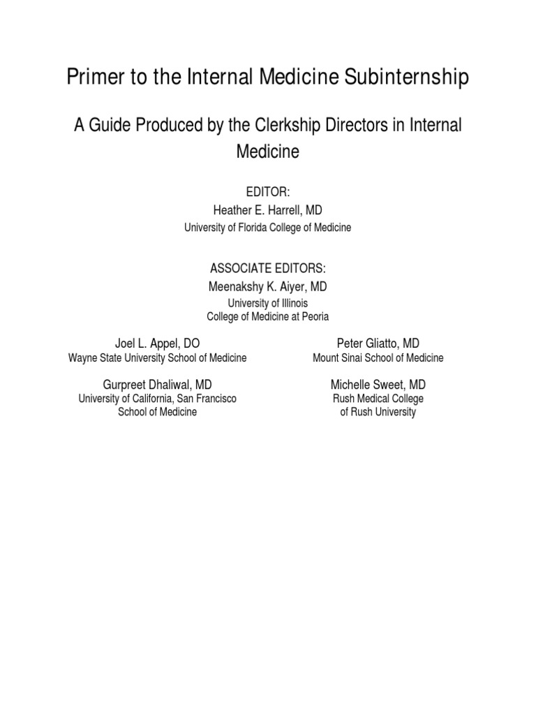 Sub Internship Primer | PDF | Informed Consent | Language Interpretation
