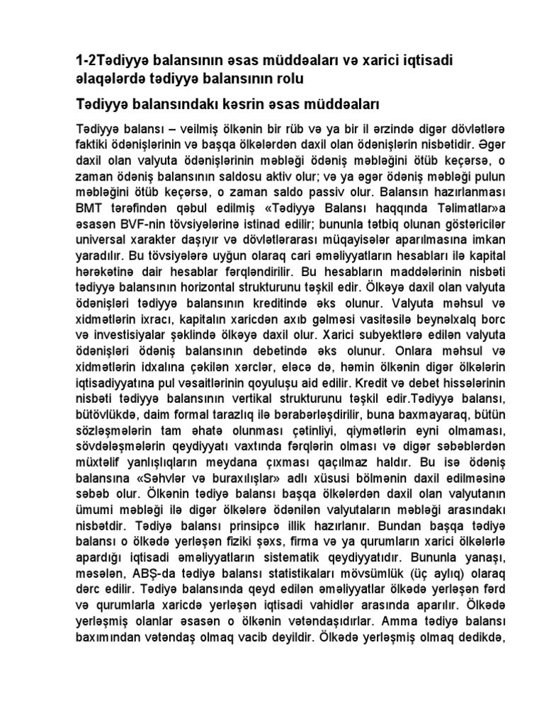 Beynelxalq Maliyye Kollok 2 | PDF