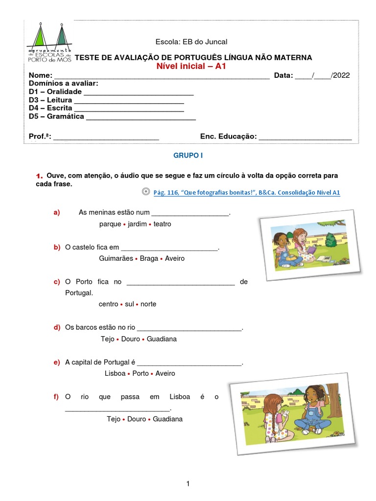 Teste Avaliação PLNM A1 | PDF | Refeição | Comidas e bebidas