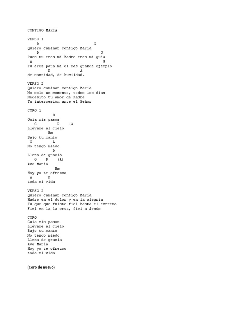 Contigo María | PDF