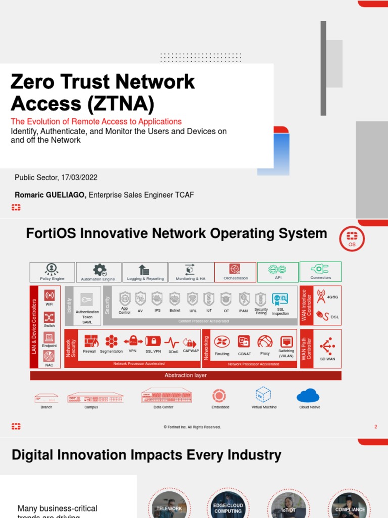 Fortinet Solutions With FortiOS 7.0 Slides V3.0 | PDF