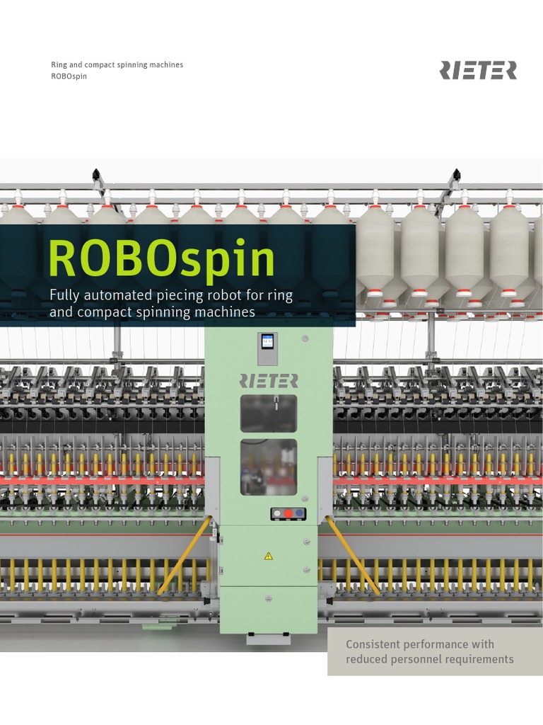 Automated Piecing Robot for Spinning | PDF | Spinning (Textiles ...