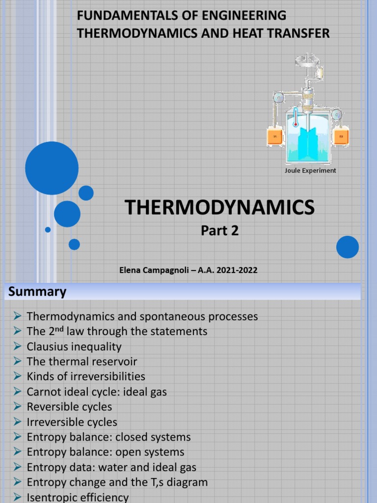Thermodynamics 2 | PDF | Entropy | Heat