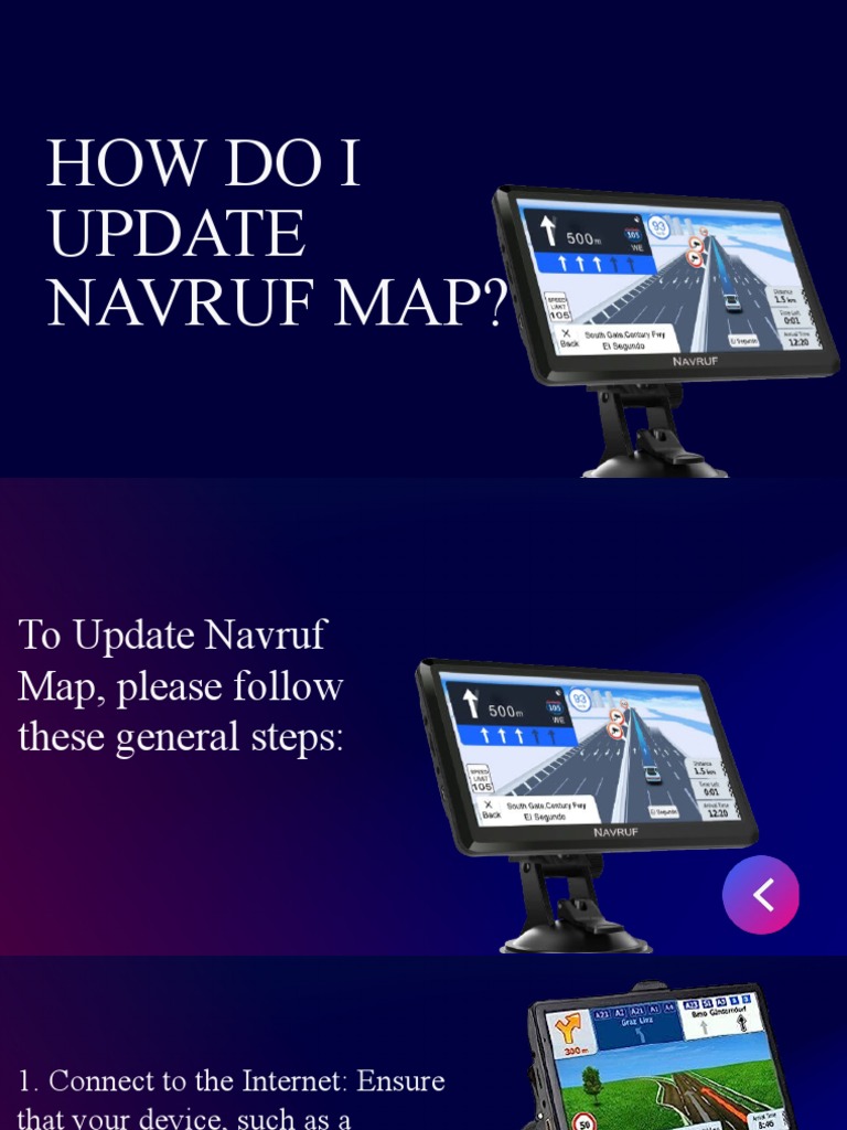 How Do I Update Navruf Map | PDF