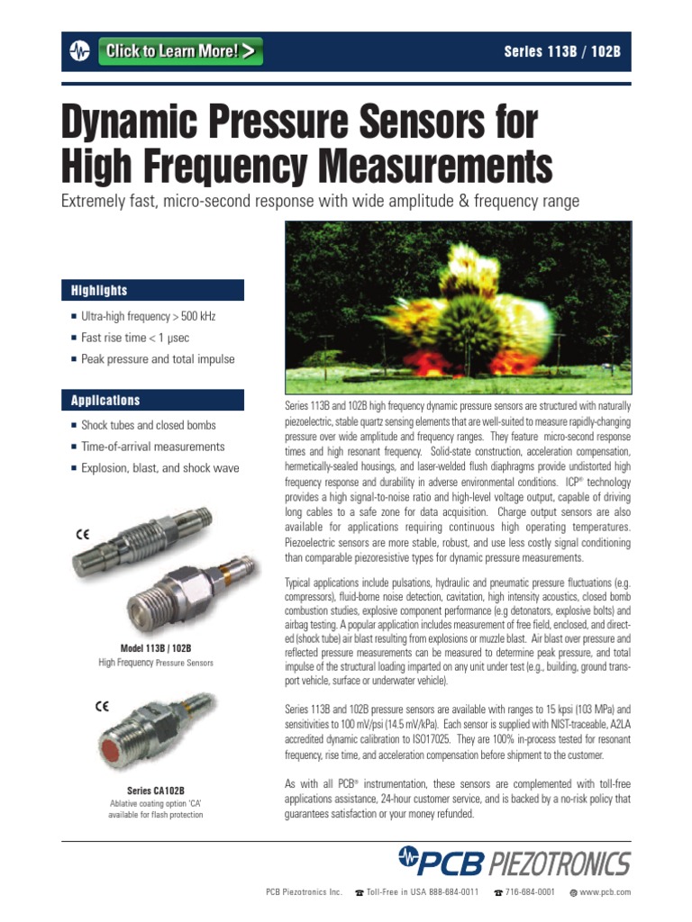 Pressure Sensros PCB | PDF | Physical Quantities | Metrology