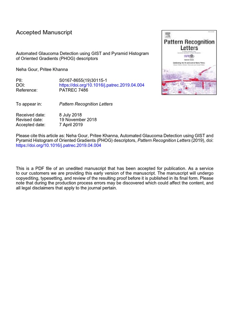 GIST Descriptor | PDF