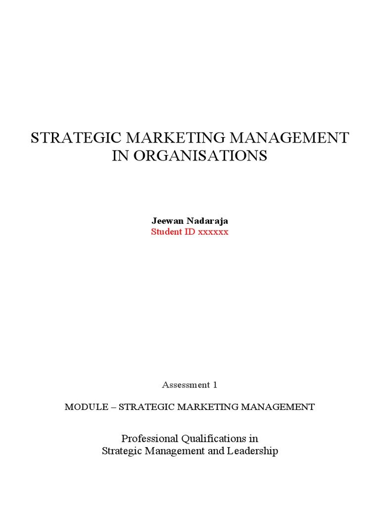 Assignment Brief With Structure - SMM - V1.3 | PDF