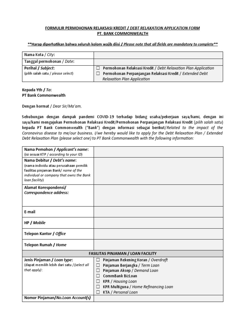 Formulir Pengajuan DRP 1 DRP Extension 210421 | PDF