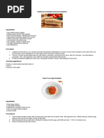 Multi-Decker Sandwich Recipe | PDF | Sandwich | Convenience Food