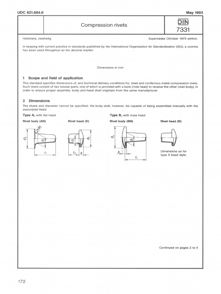 Din 7331 | PDF