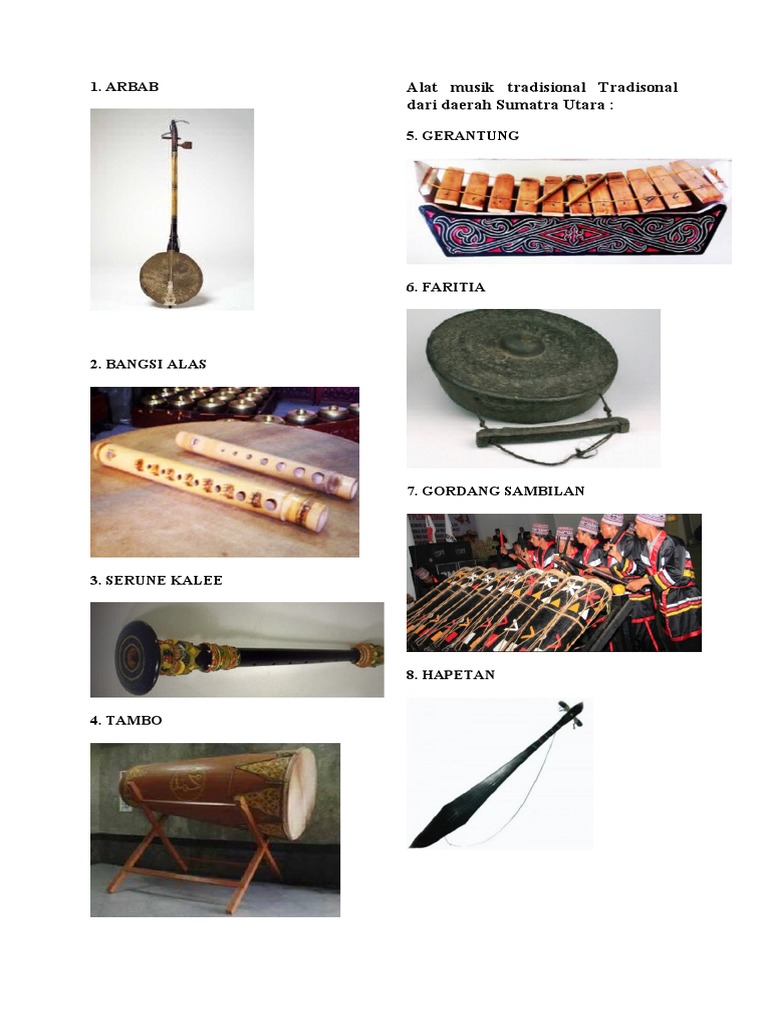 Alat Musik Tradisional Nusantara | PDF