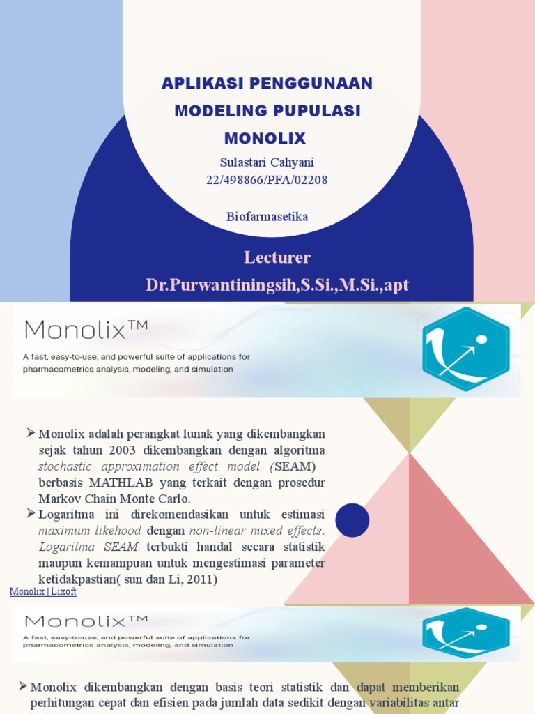 Sulastari Cahyani - Biofarmasetika - Monolix | PDF
