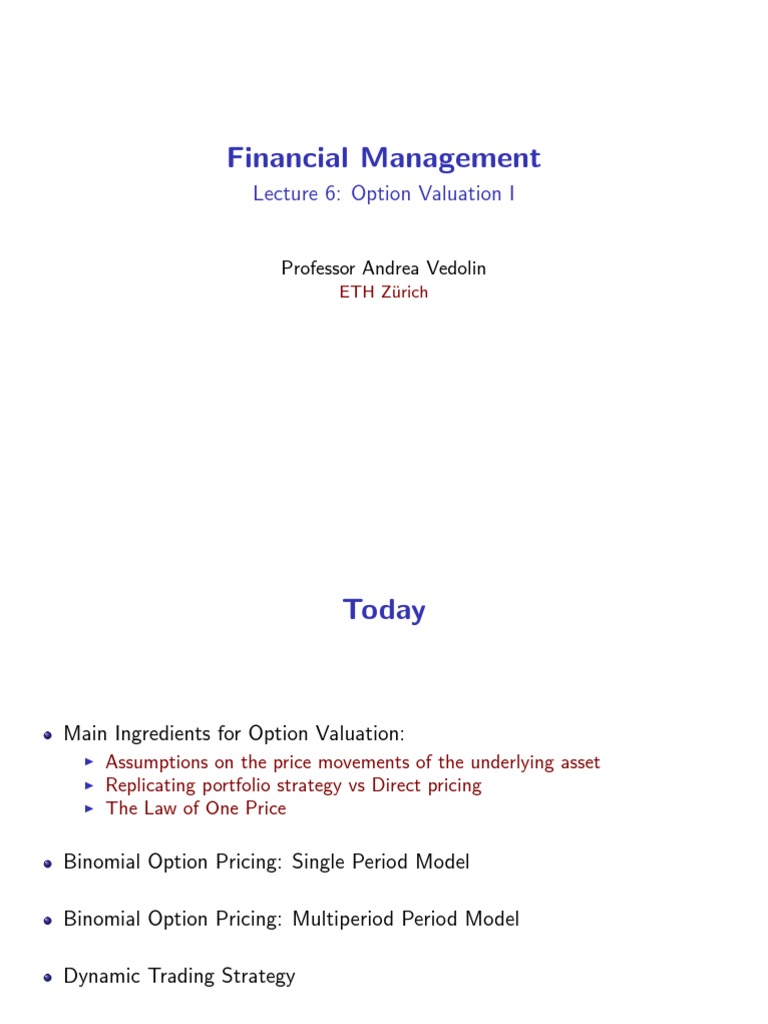 Lecture 6 Financial Management Pdf