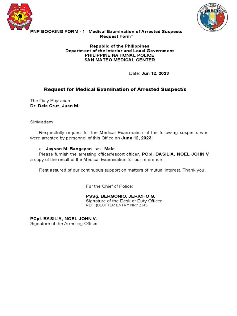 PNP Booking Sheet | PDF | Affidavit | Robbery