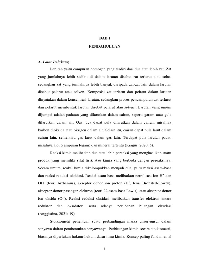 LAPRAK 6 (Stioikiometri 2) | PDF