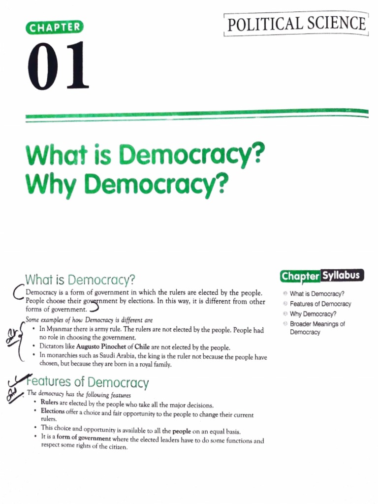 Class Ix ch1 Civics Studymat | PDF