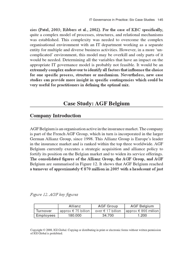 11 Contoh Kasus Audit AGF Belgium | PDF | Governance | Knowledge Management 11 Contoh Kasus Audit AGF Belgium | PDF | Governance | Knowledge Management