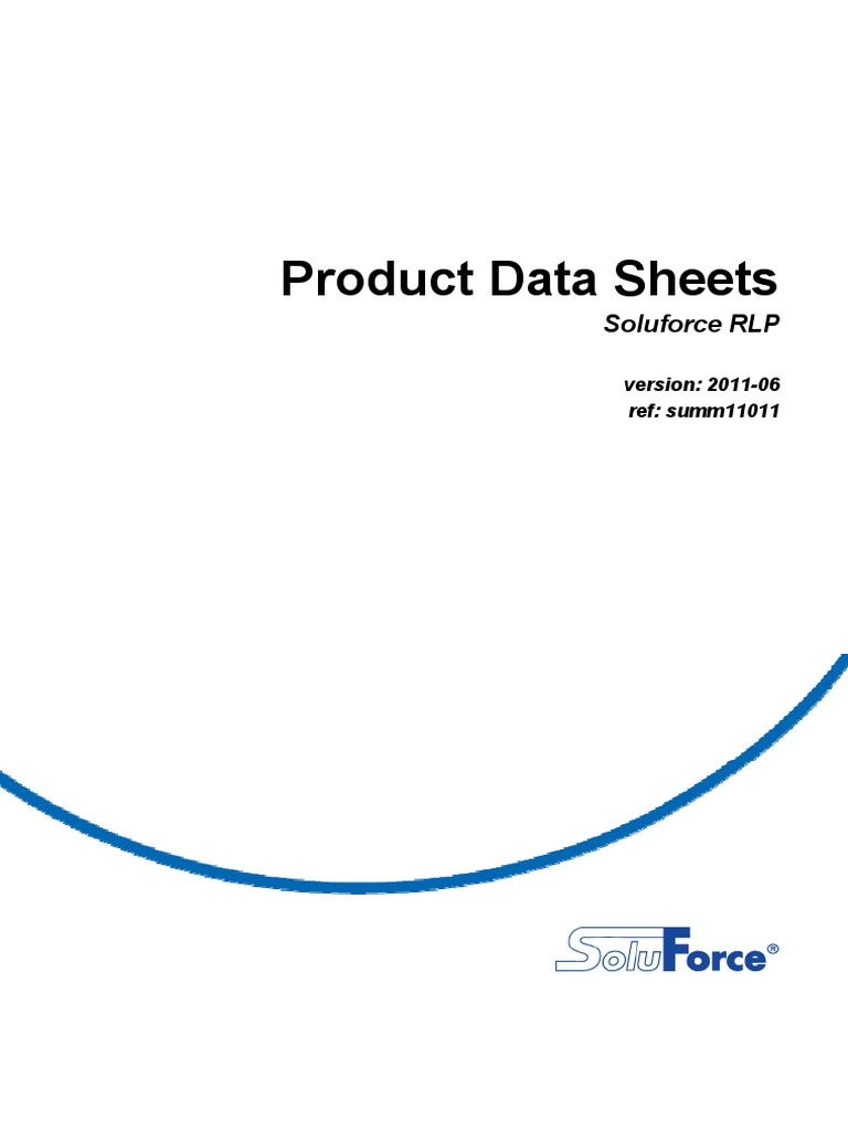 19 2 Data Sheet Soluforce Rlp Pdf Pipe Fluid Conveyance Sulfuric Acid