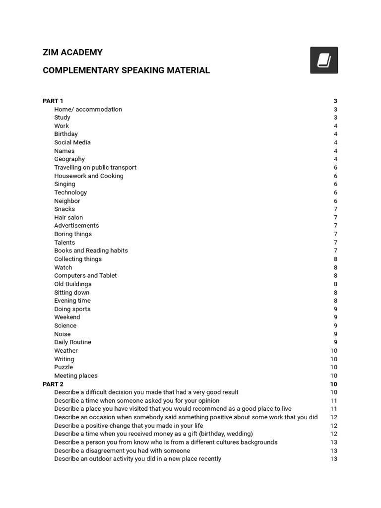 COMPLEMENTARY SPEAKING MATERIAL.docx 10-10-2022-11-16-35 | PDF