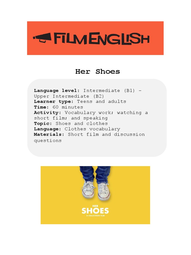 Her Shoes Lesson Instructions | PDF