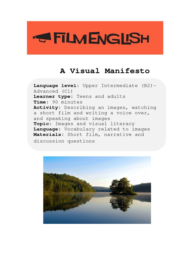 Visual Manifesto Lesson Instructions1 | PDF
