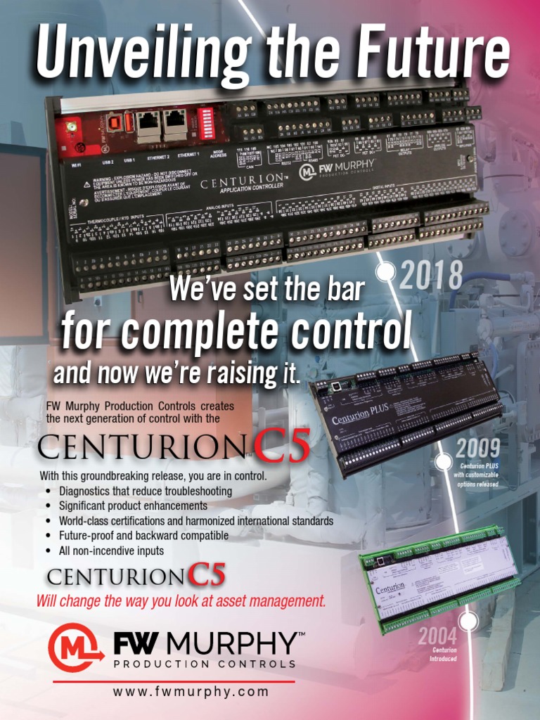 Centurion C5 Murphy | PDF | Programmable Logic Controller | Usb