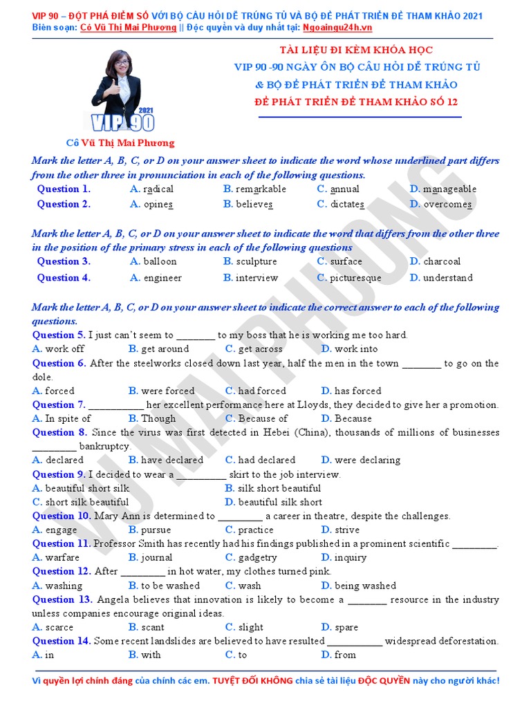 VIP 90: Exam Prep with Key Questions & Practice Tests | PDF