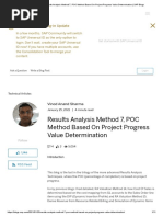 SAP PS Result Analysis Configuration | PDF | Inventory | Revenue