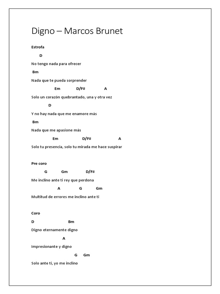 Digno - Marcos Brunet | PDF